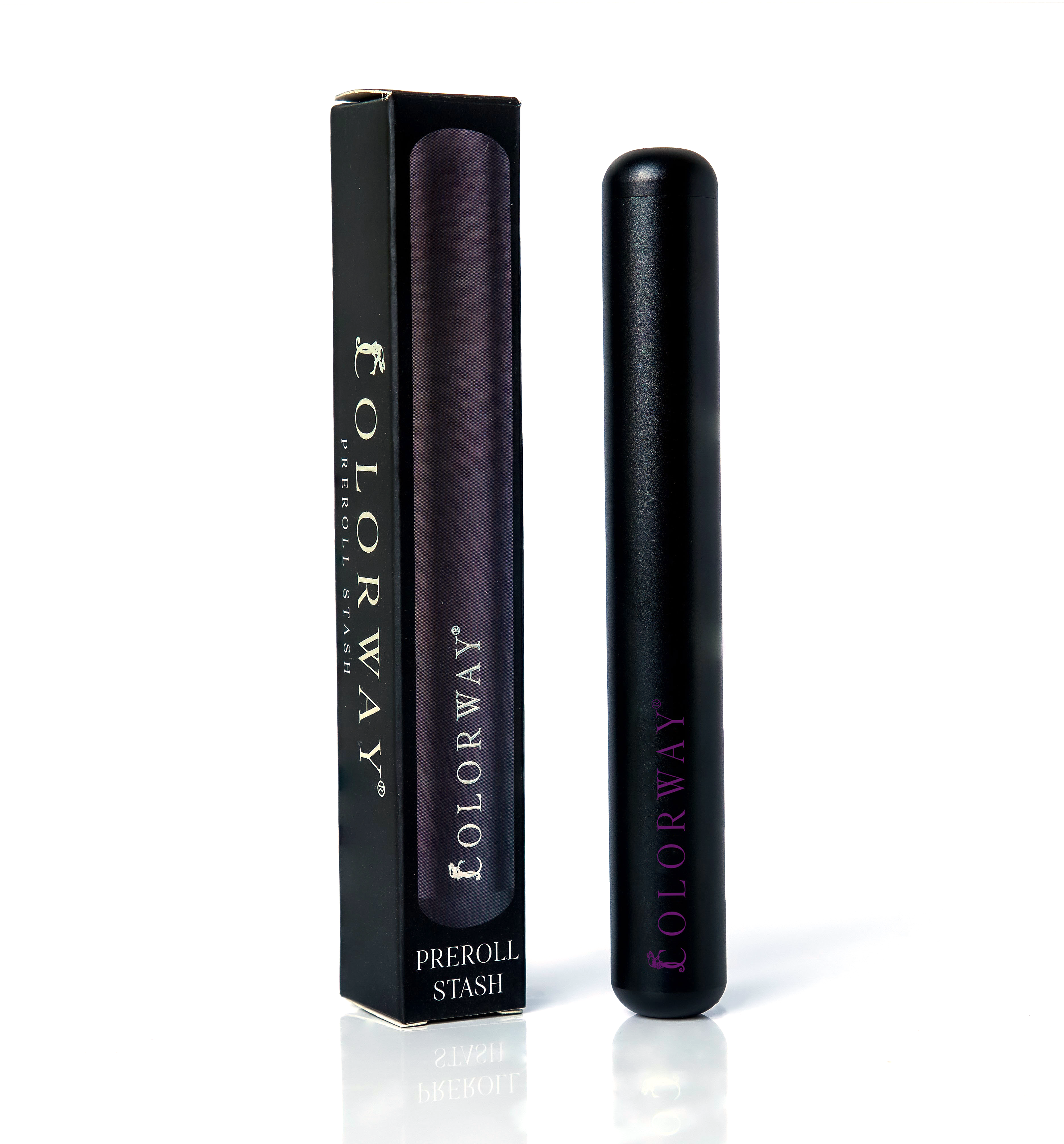 PREROLL STASH BLACK + DARK GRAPE – COLORWAY®